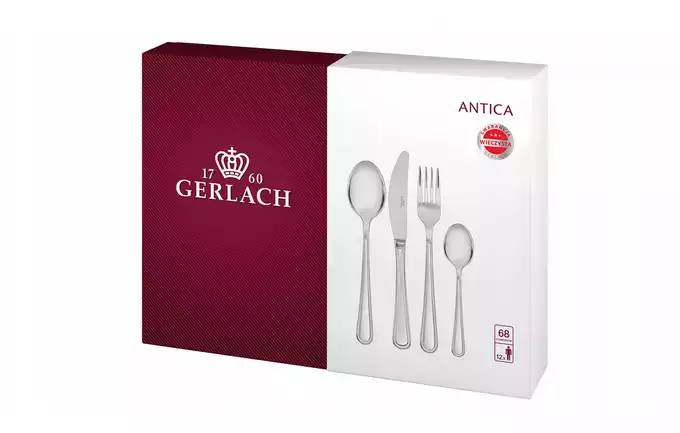 Komplet Sztućców Antica W Pudełku 68szt Matowe Gerlach,Gerlach sztućce ... Komplet Sztućców Antica W Pudełku 68szt Matowe Gerlach,Gerlach sztućce ...